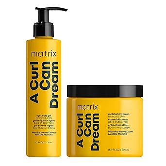 Amazon.com: Matrix A Curl Can Dream Leave-in Cream and Light Hold Gel ...
