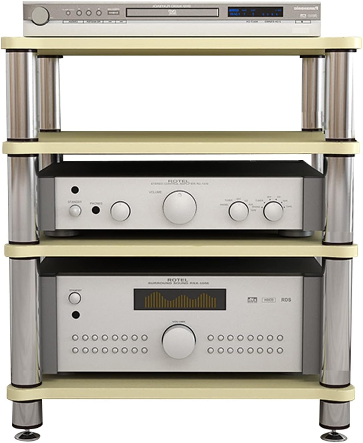 Amazon.com: HiFi Racks and Stands Audio Rack Cabinet Open Frame Rack ...