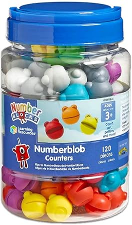 Learning Resources Numberblocks Numberblob Counting Set, Maths Counters ...