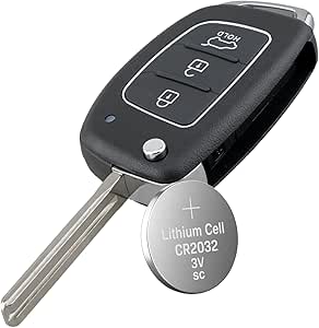3 Buttons Flip Key Fob Case For Hyundai I10 I20 I40 IX35 IX45 Tucson ...