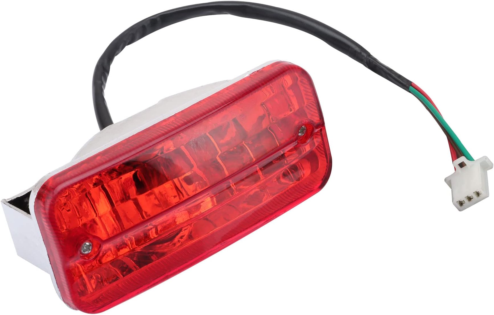 Amazon.com: Motorcycle Tail Light, Universal Rec Reflectors Motorcycle ...
