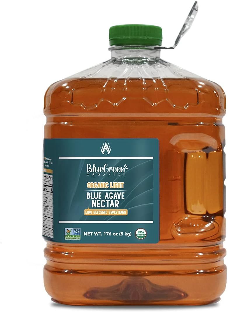 Amazon.com : BLUE GREEN ORGANICS, Agave syrup, Agave gallon, Agave ...
