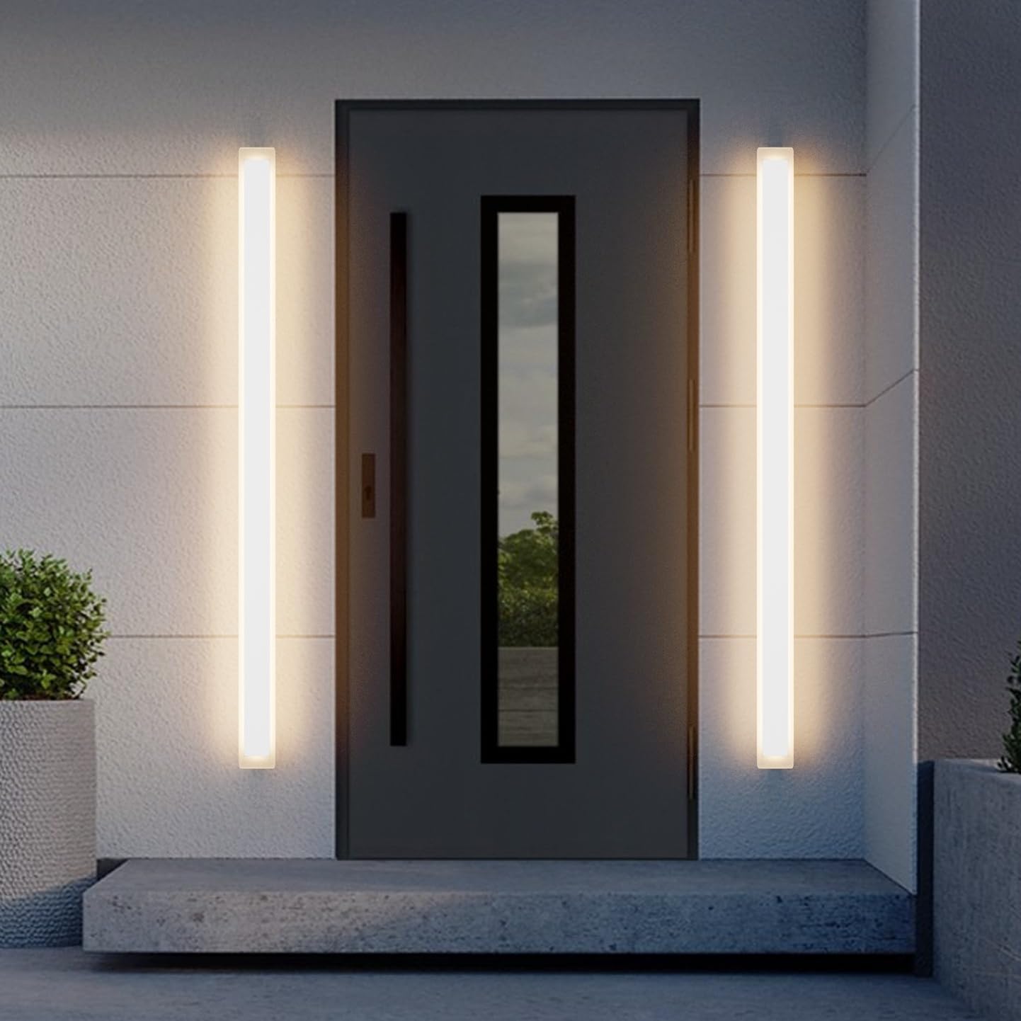 Snapklik.com : Coinmit 59Inch Modern Outdoor LED Wall Light Long ...