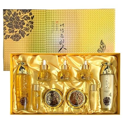 Amazon.com: Premium Luxury Gold Women Facial Skin Care Set (7Pcs ...