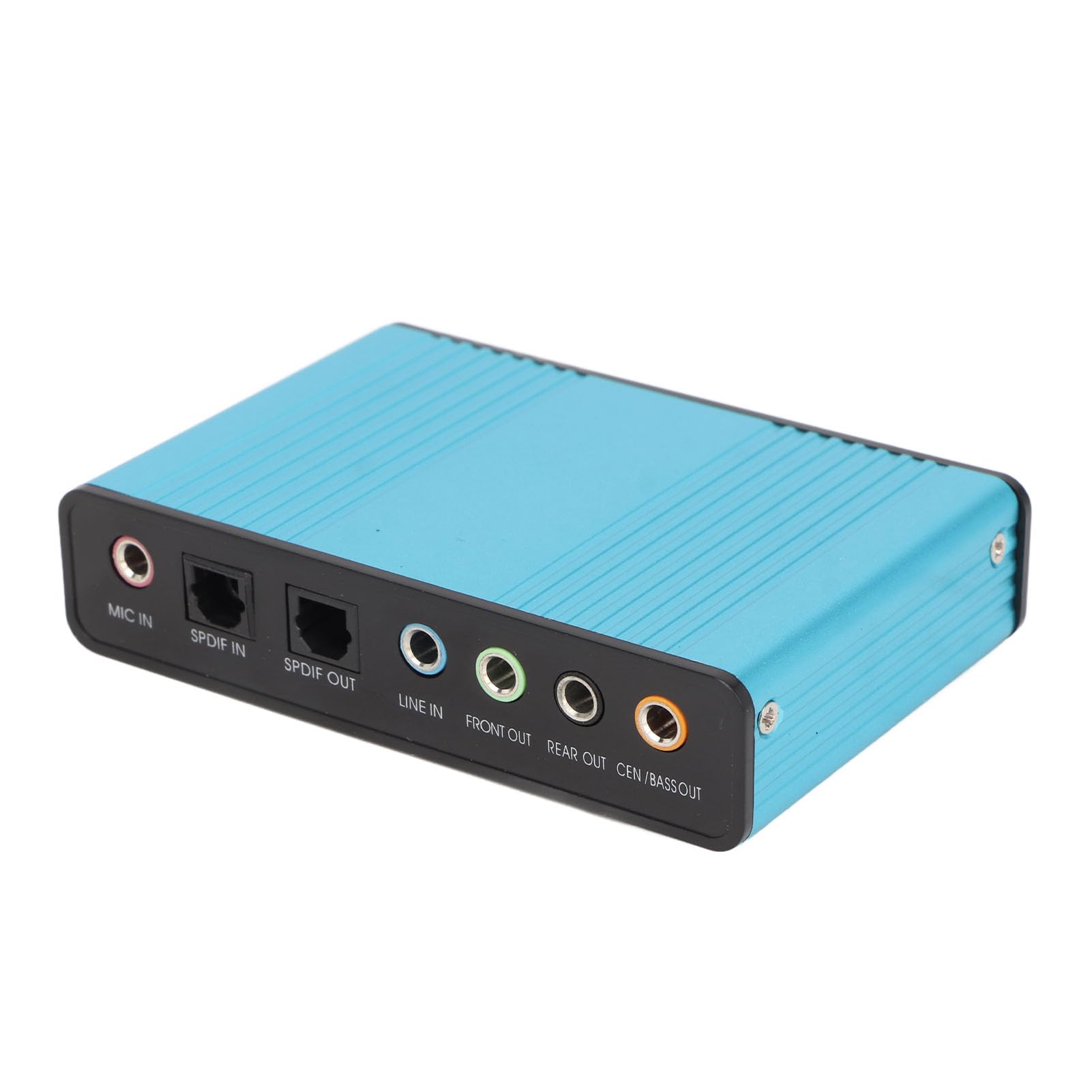 USB Sound Card 5.1, 6 Channel External Sound Card with Volume Control ...