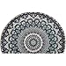 Amazon.com: Half Round Door Mat,Semi Circle Bathroom Floor Rug,Mandala ...