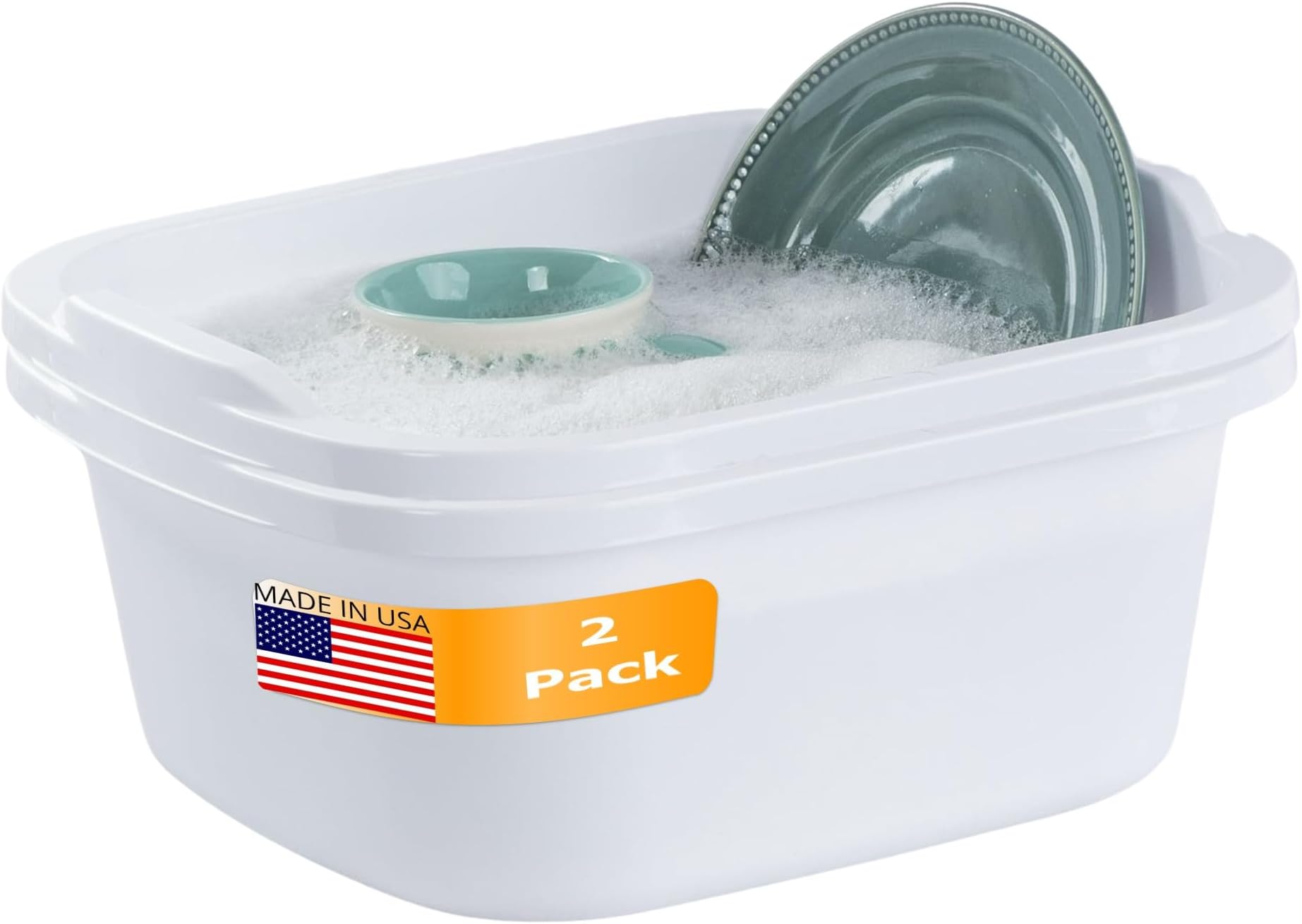 Amazon.com: Doryh Square Small Wash Basins, 8-Quart, Set of 3 : Health ...