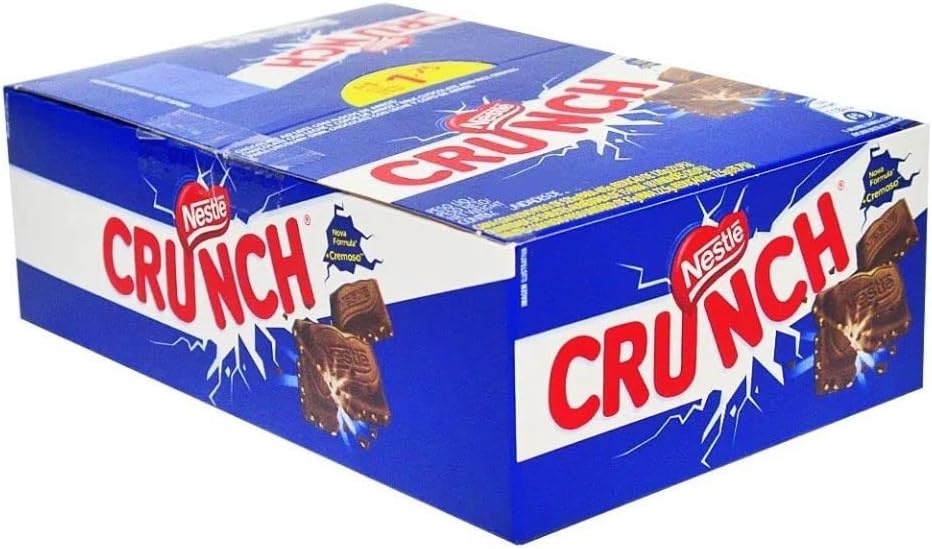Chocolate CRUNCH 22,5g : Amazon.com.br: Alimentos e Bebidas