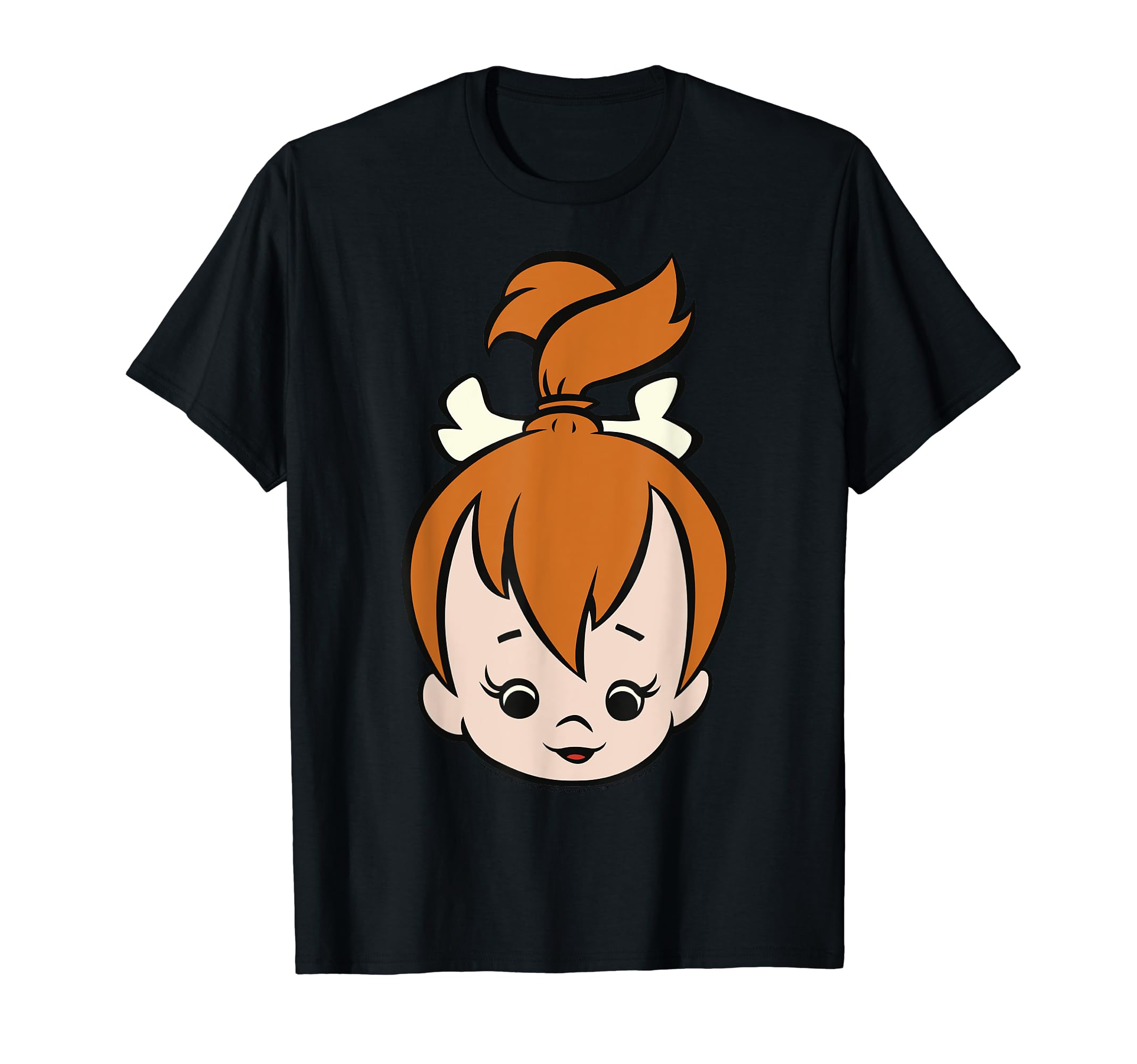 Amazon.com: The Flintstones Pebbles Big Face T-Shirt : Clothing, Shoes ...