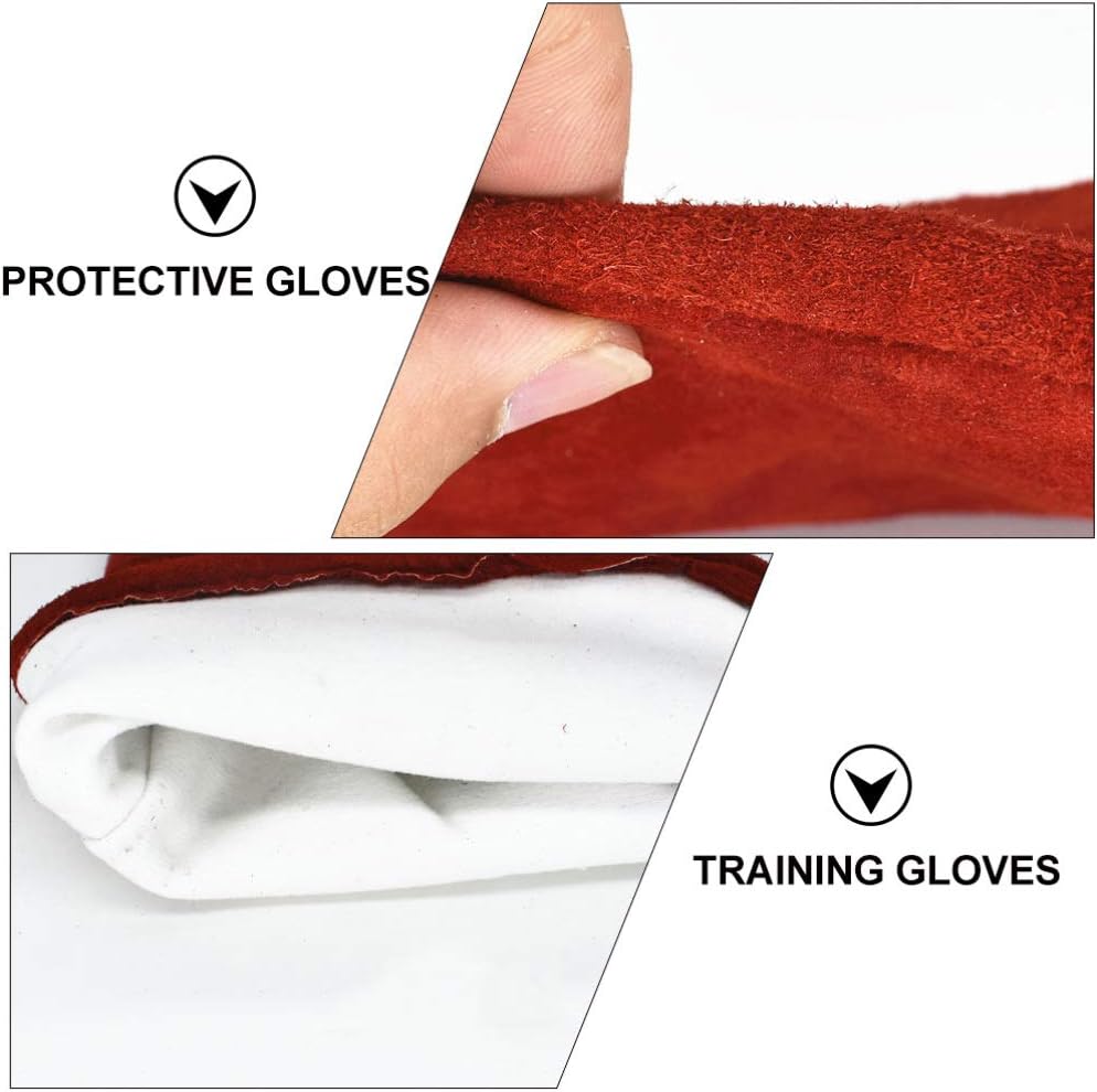 Balacoo 1 Pair Bird Training Anti-Bite Gloves Pet Parrot Chewing ...