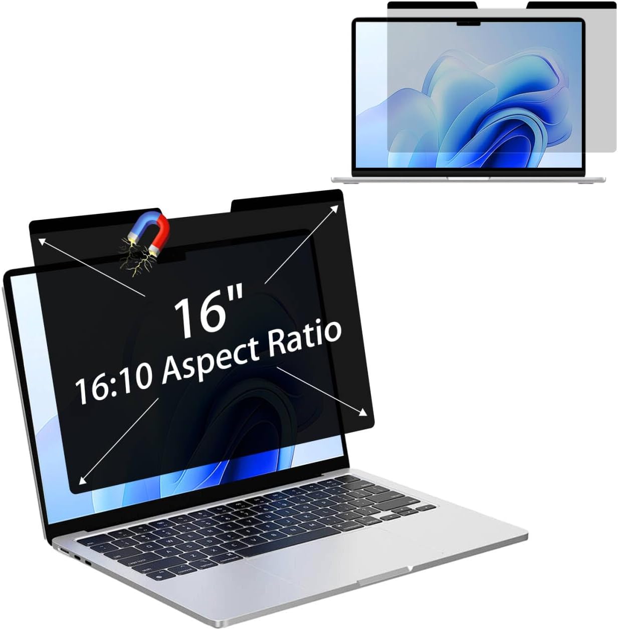 Amazon.com: MUBUY-GOL Magnetic Privacy Screen Protector for 16 Inch 16: ...