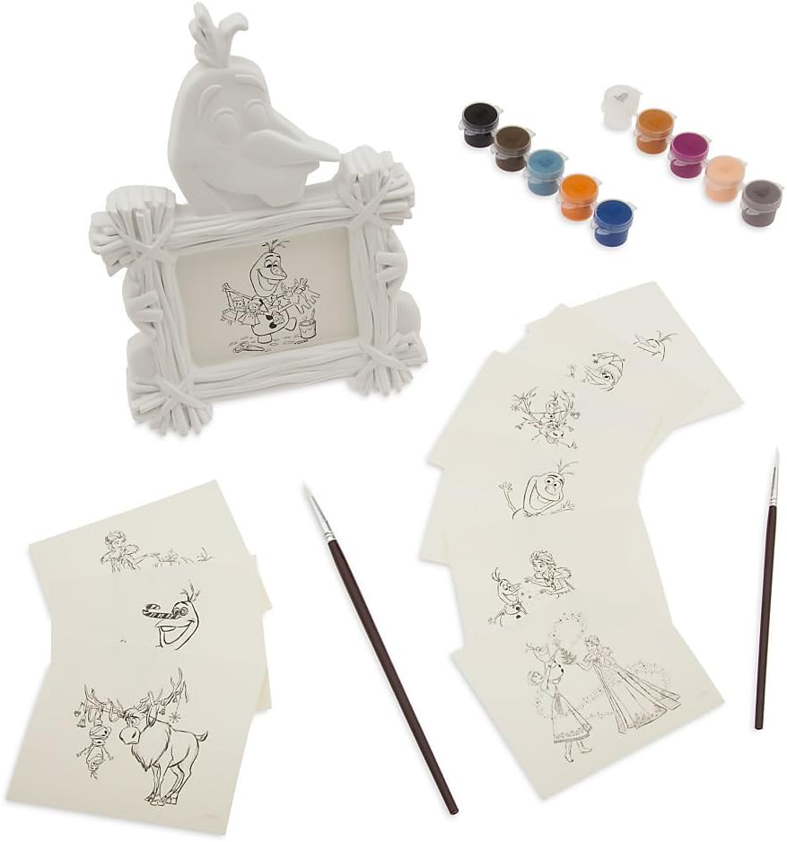 Amazon.com: Disney Olaf's Frozen Adventure Picture Frame Paint Set ...