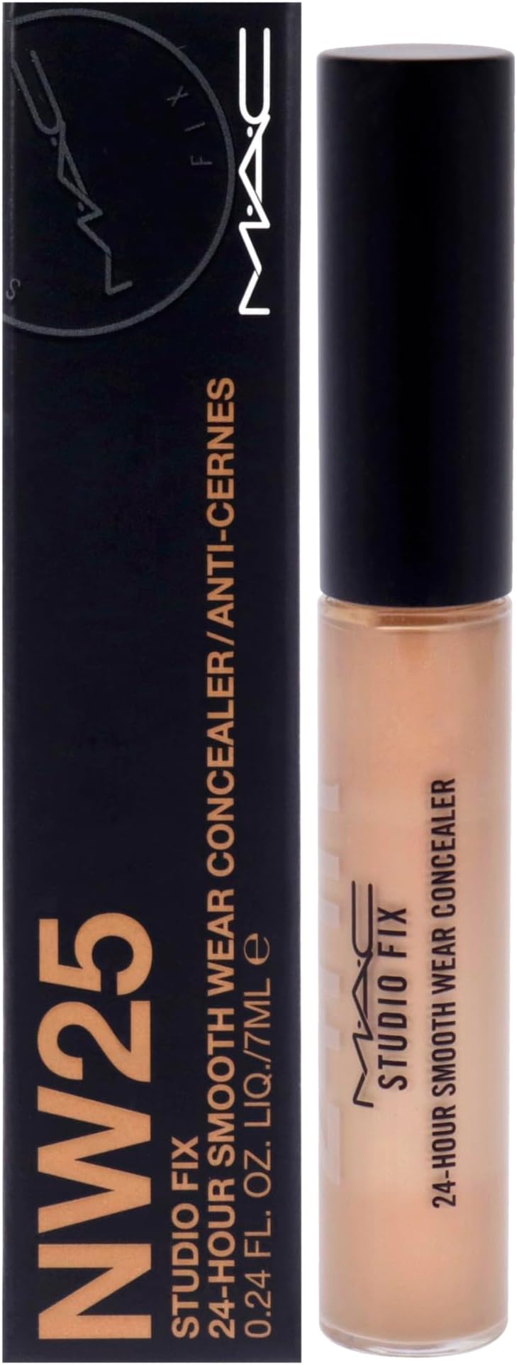 Amazon.com : AcM Mac Pro Longwear Concealer NW35 9ml,0.3 Fl Oz (Pack of ...