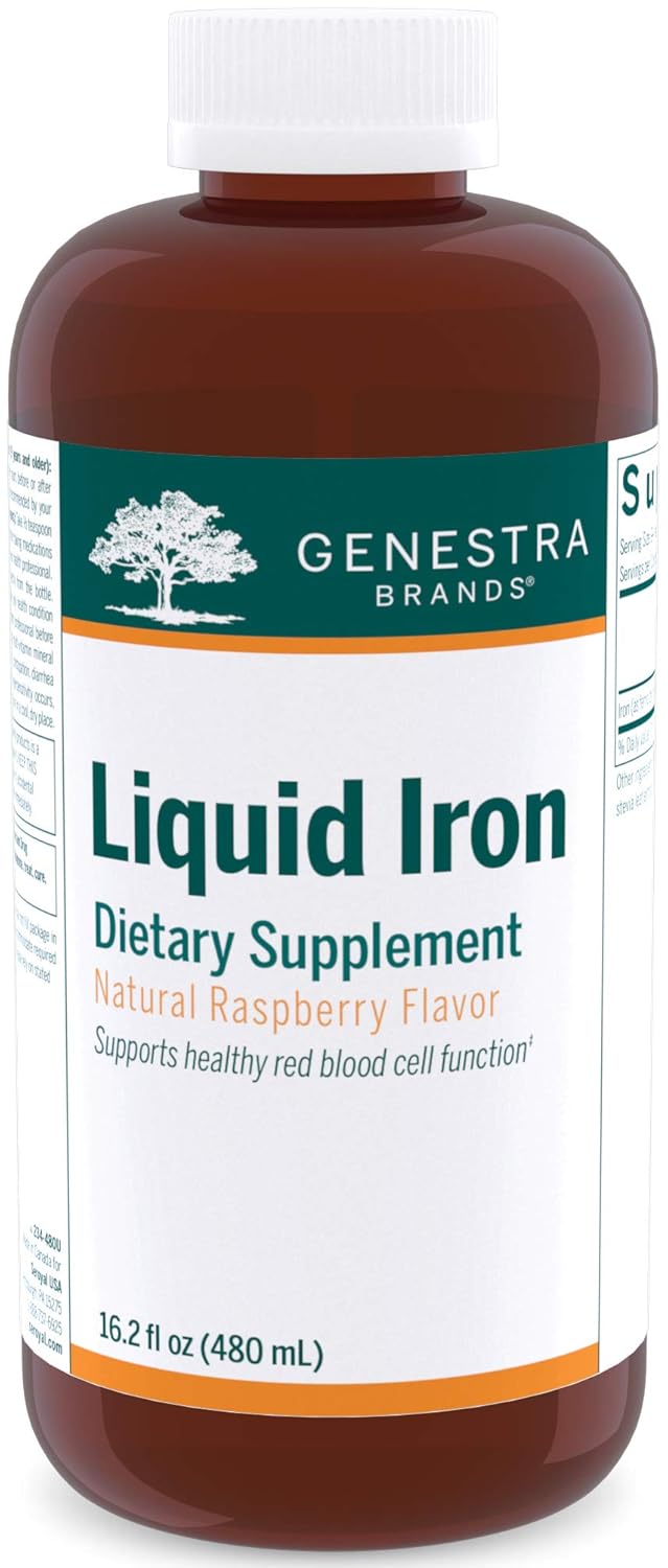 Genestra Brands Ferro Líquido | Suplemento Mineral Coloidal | Sabor ...