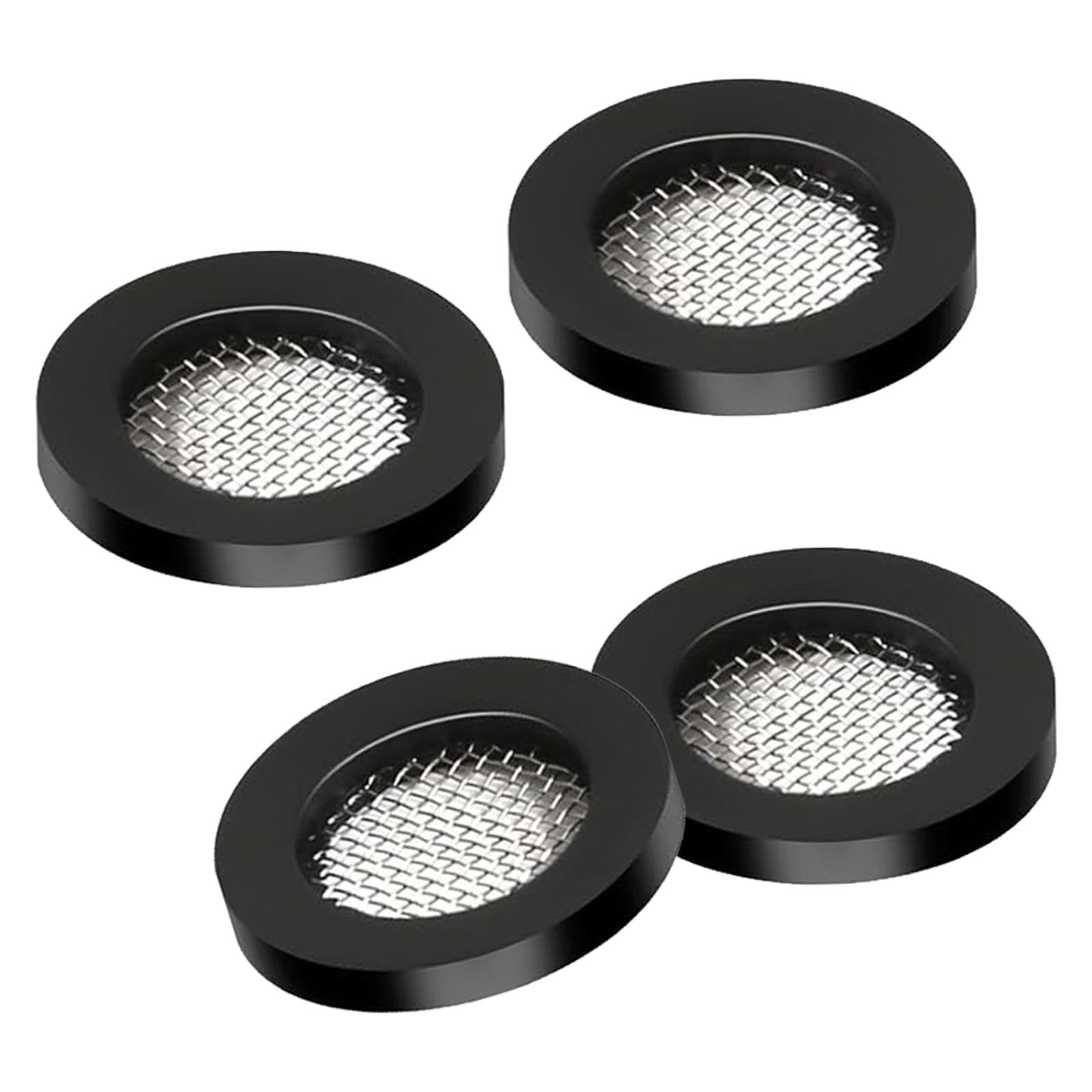 4 Pack Shower Head Filter Gasket, 3/4" Rubber Washer for 1/2" Fixed ...