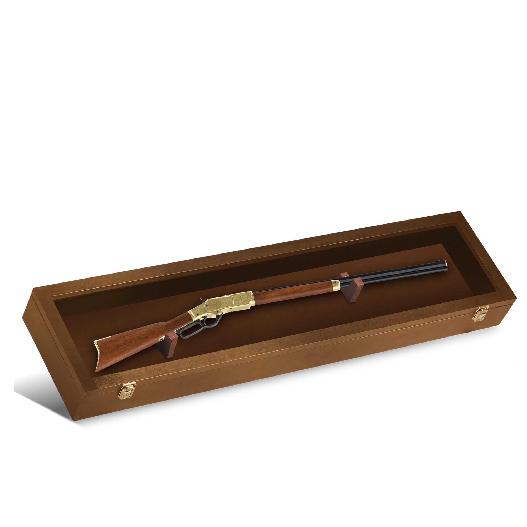 PENNZONI Gun Display Case - Lockable Rifle Display Case - Gun Cabinets ...
