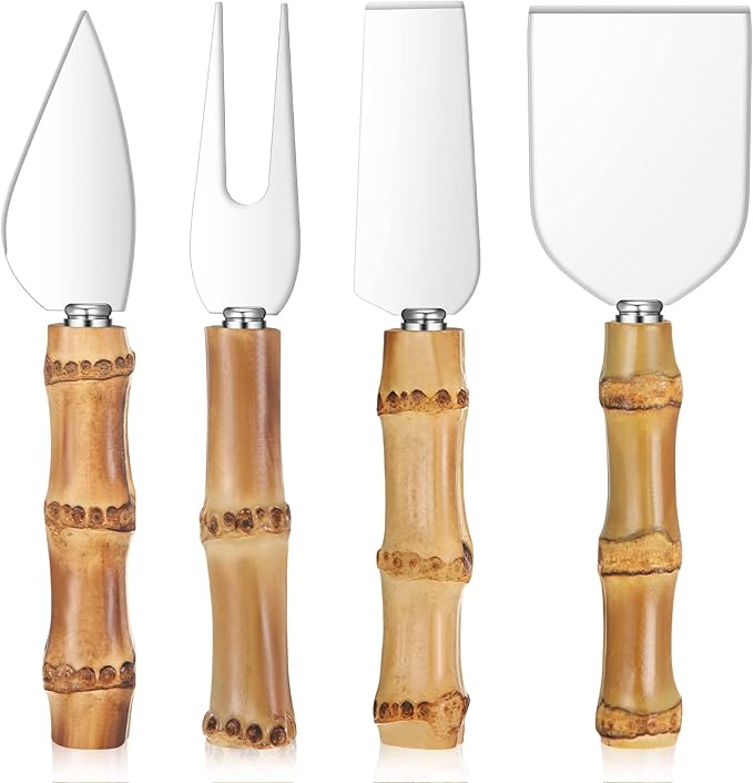 Amazon.com: 16 Piece Cheese Knives Set with Wooden Handle Mini ...
