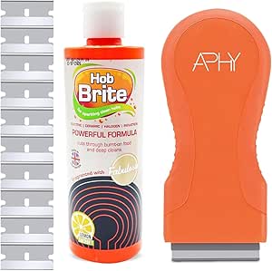 Hob Brite Hob Cleaner 250ml with Scraper – Glass, Ceramic & Induction ...