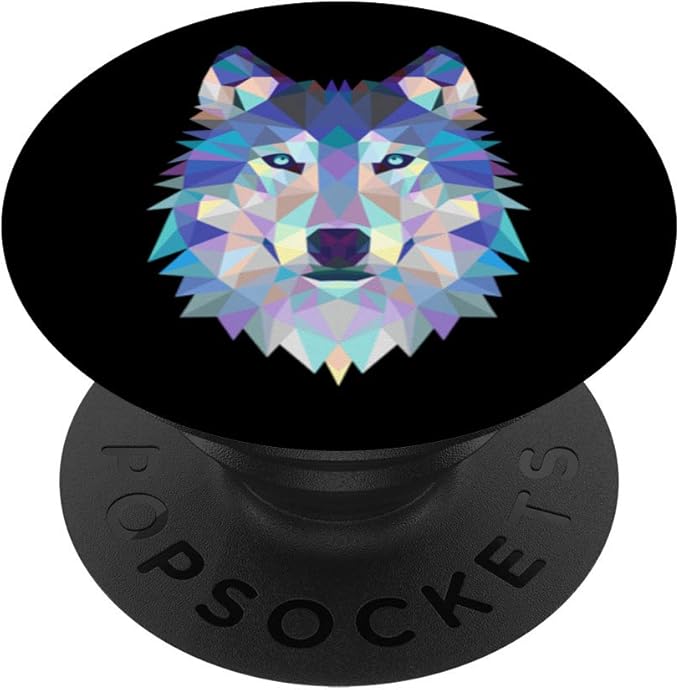 Amazon.com: Cool Wolf Face Pattern Animal Black Blue Mens Boys Design ...
