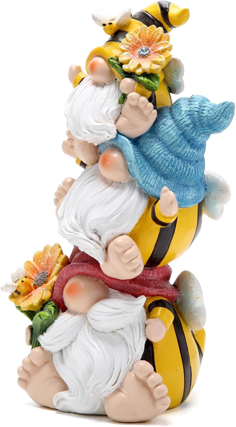 Amazon.com: Hodao 2PCS Spring and Summer Honeybee Gnomes Decorations ...