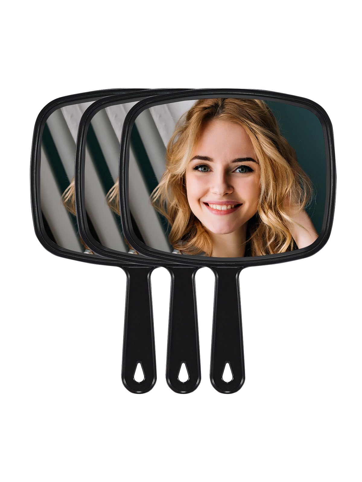 Amazon.com: MIRRORNOVA Hand Mirror, Barber Hairdressing Handheld Mirror ...