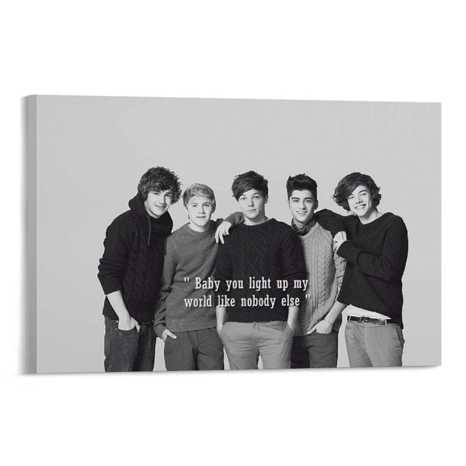 Pop Art Black And White One Direction