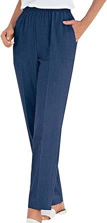 Blair Women's Petite Calcutta Cloth Pants at Amazon Women’s Clothing store