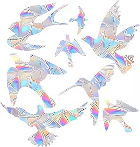 Amazon.com: Window Decals for Bird Strikes,24 Pieces Bird Style Vinyl ...