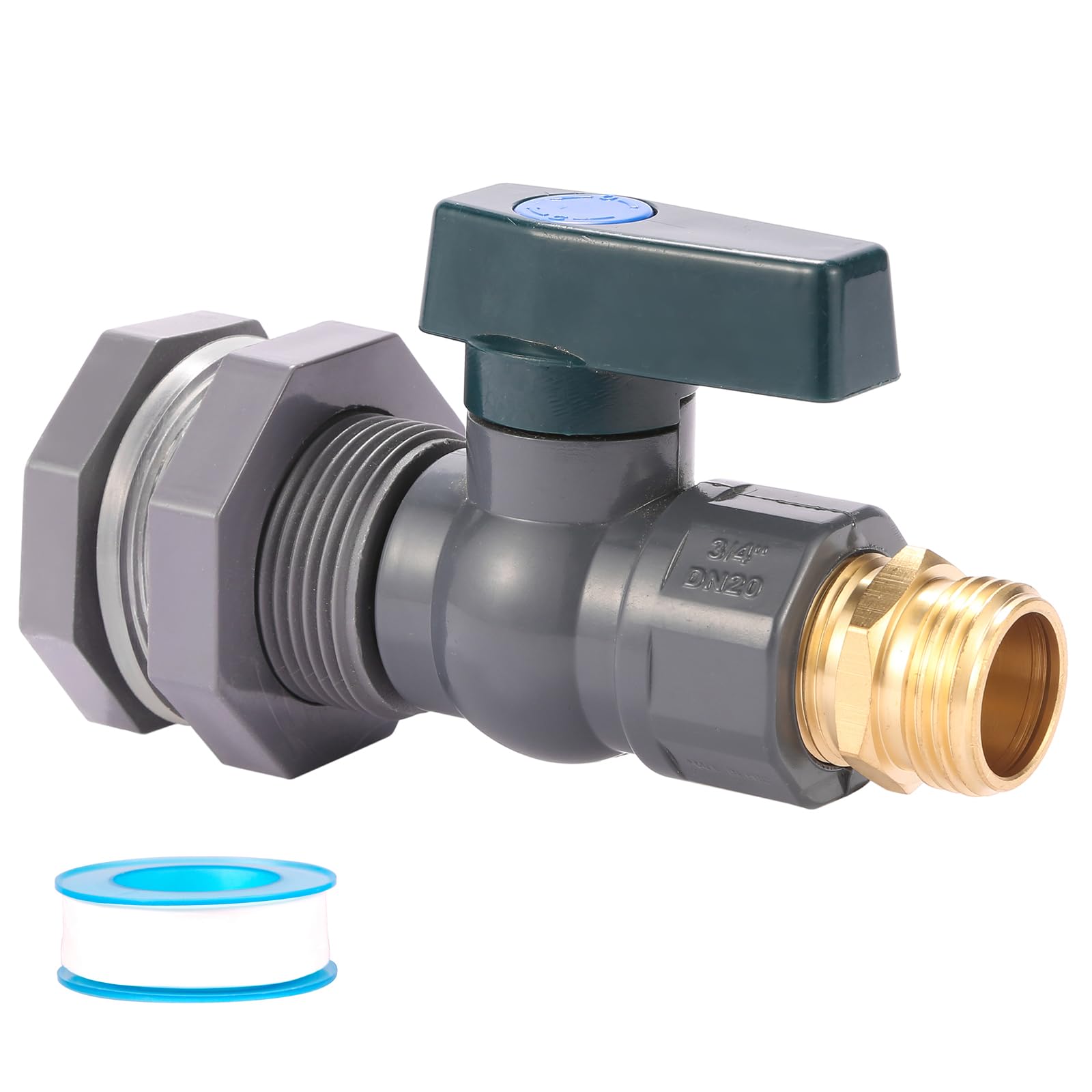 Rain Water Barrel Spigot Easy Seal High Flow Rain Barrel Spigot Kit
