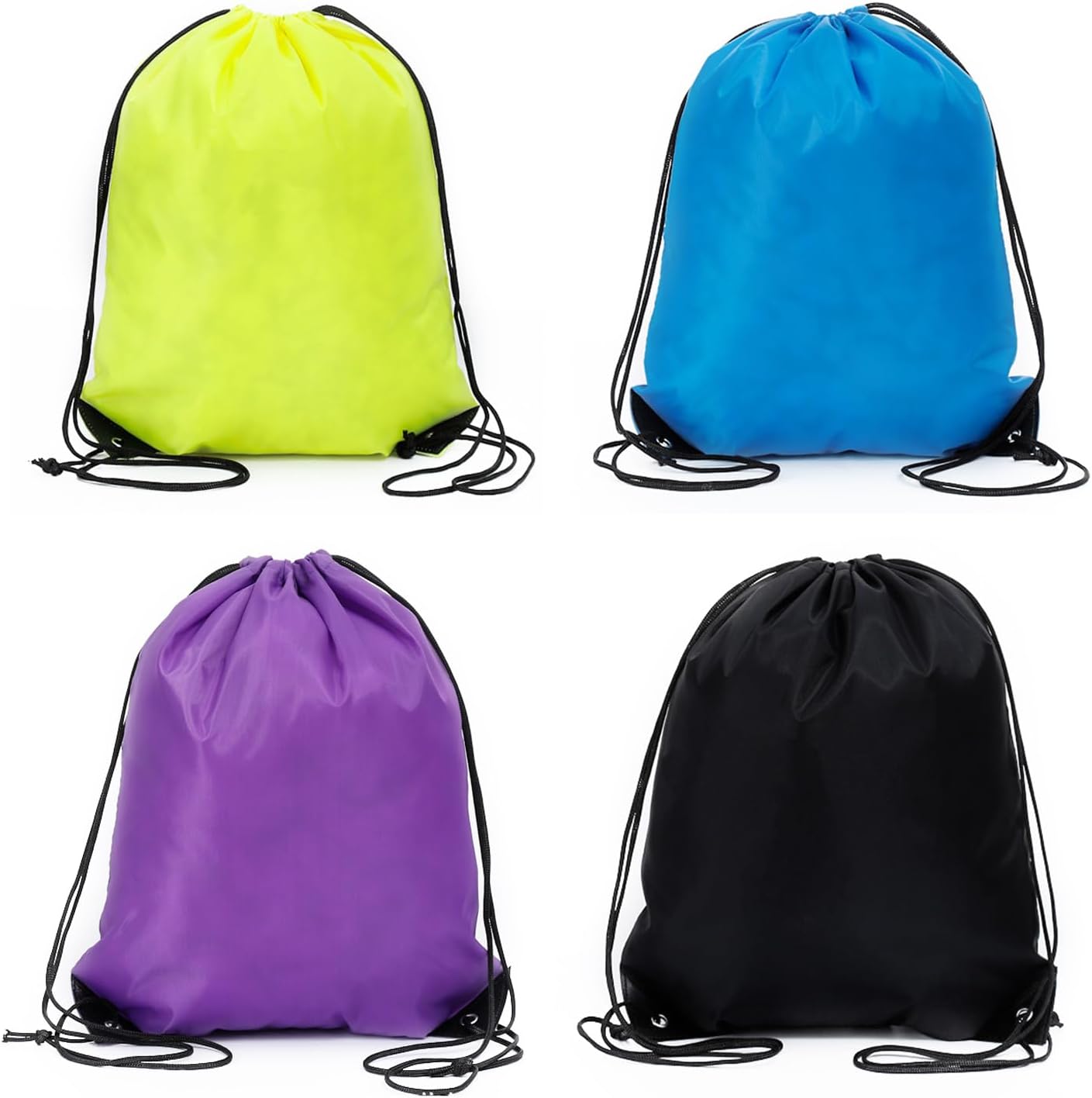 VEGCOO 4 Pcs Drawstring Bags, Drawstring PE Bags, String Swim Trainer ...