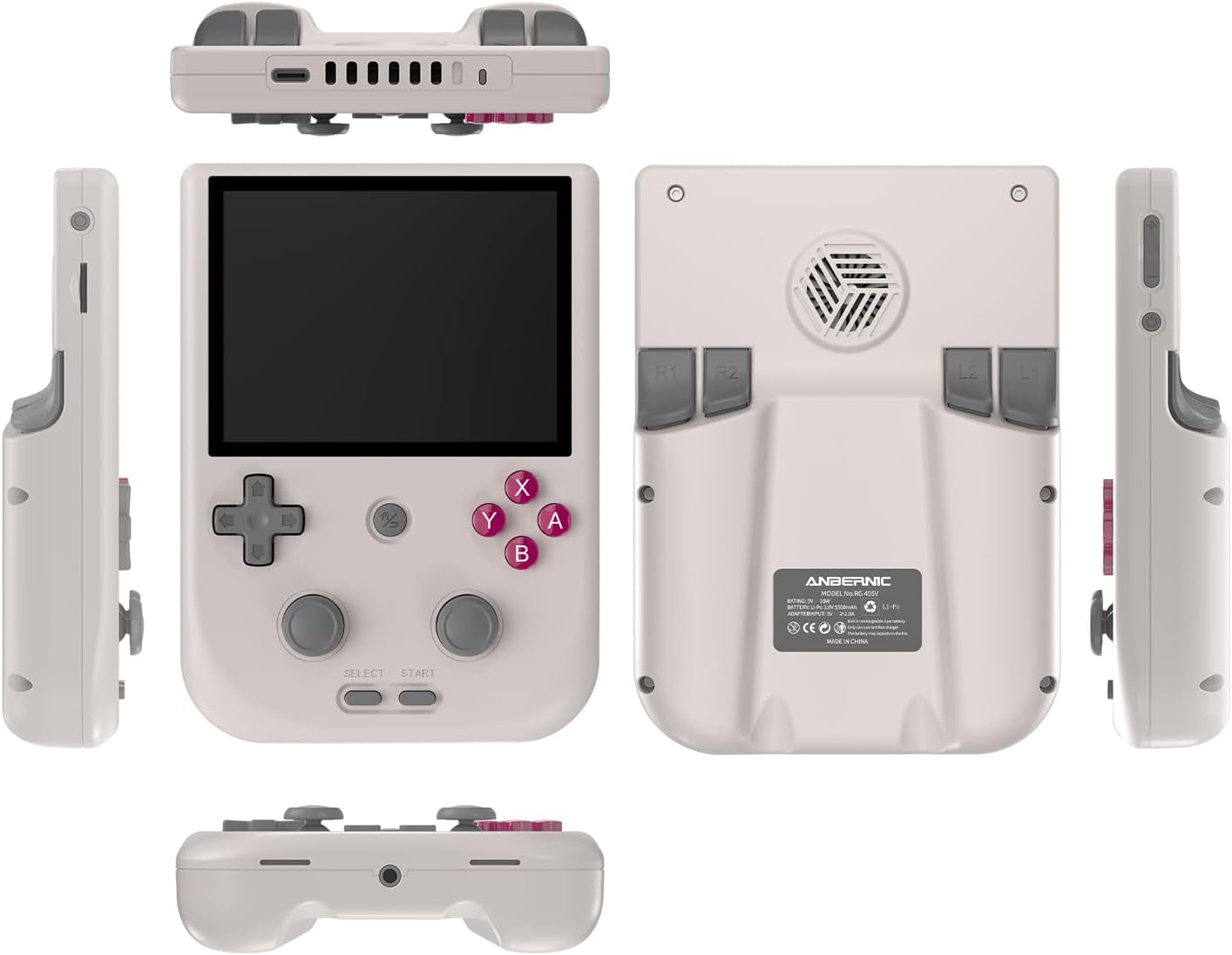 Amazon.com: RG405V Retro Handheld Game, Android 12 Built-in 128G TF Card 3172 Games,4 inch IPS ...