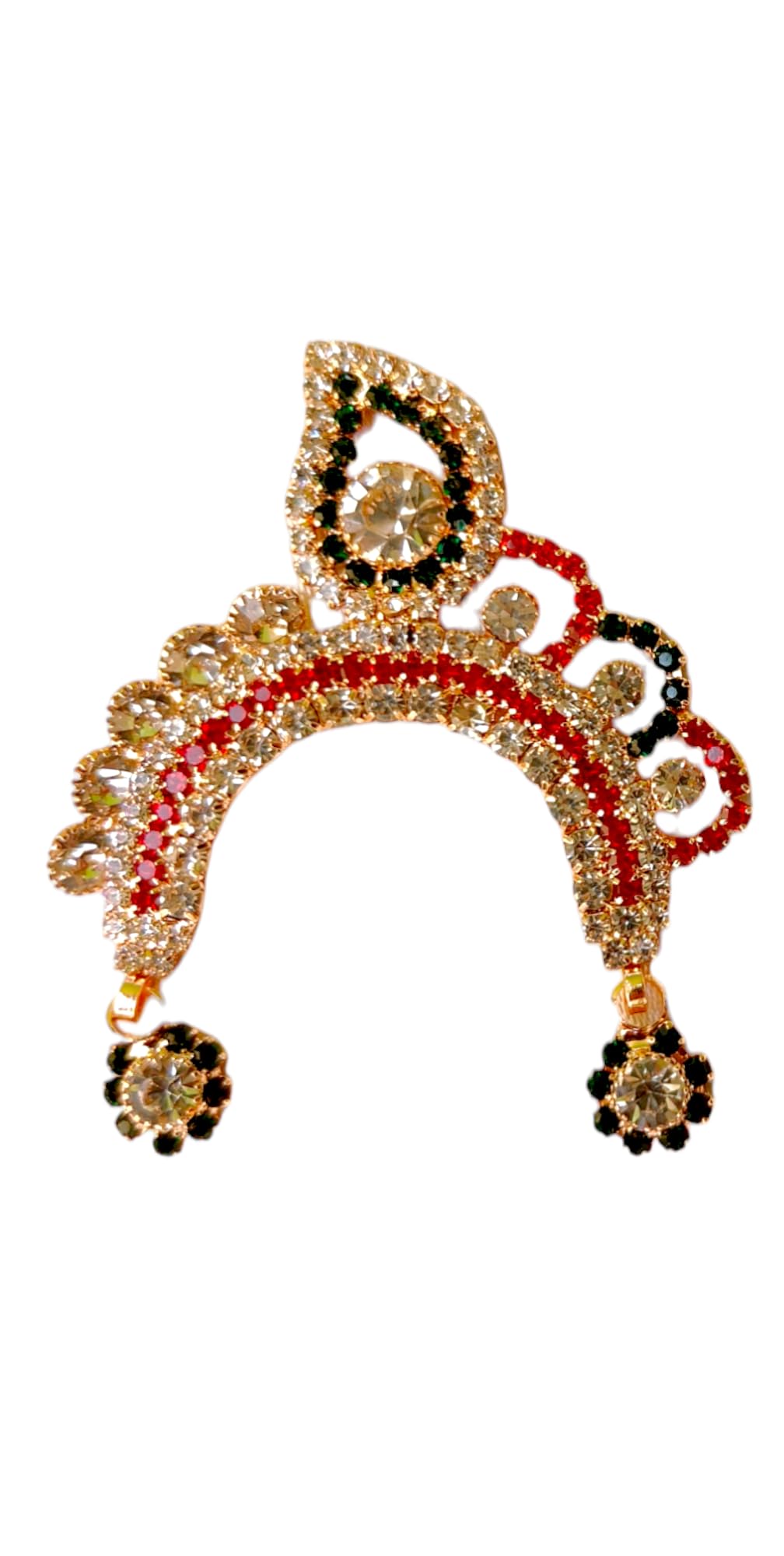 Buy Hanu Collections Presents Chandrika Crown for Radha Rani ...