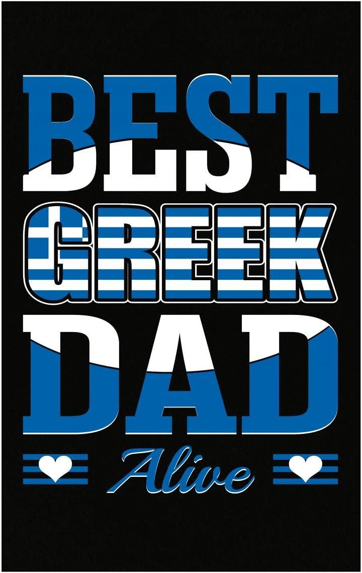 Amazon.com: AttireOutfit Best Greek Dad Alive Poster: Posters & Prints