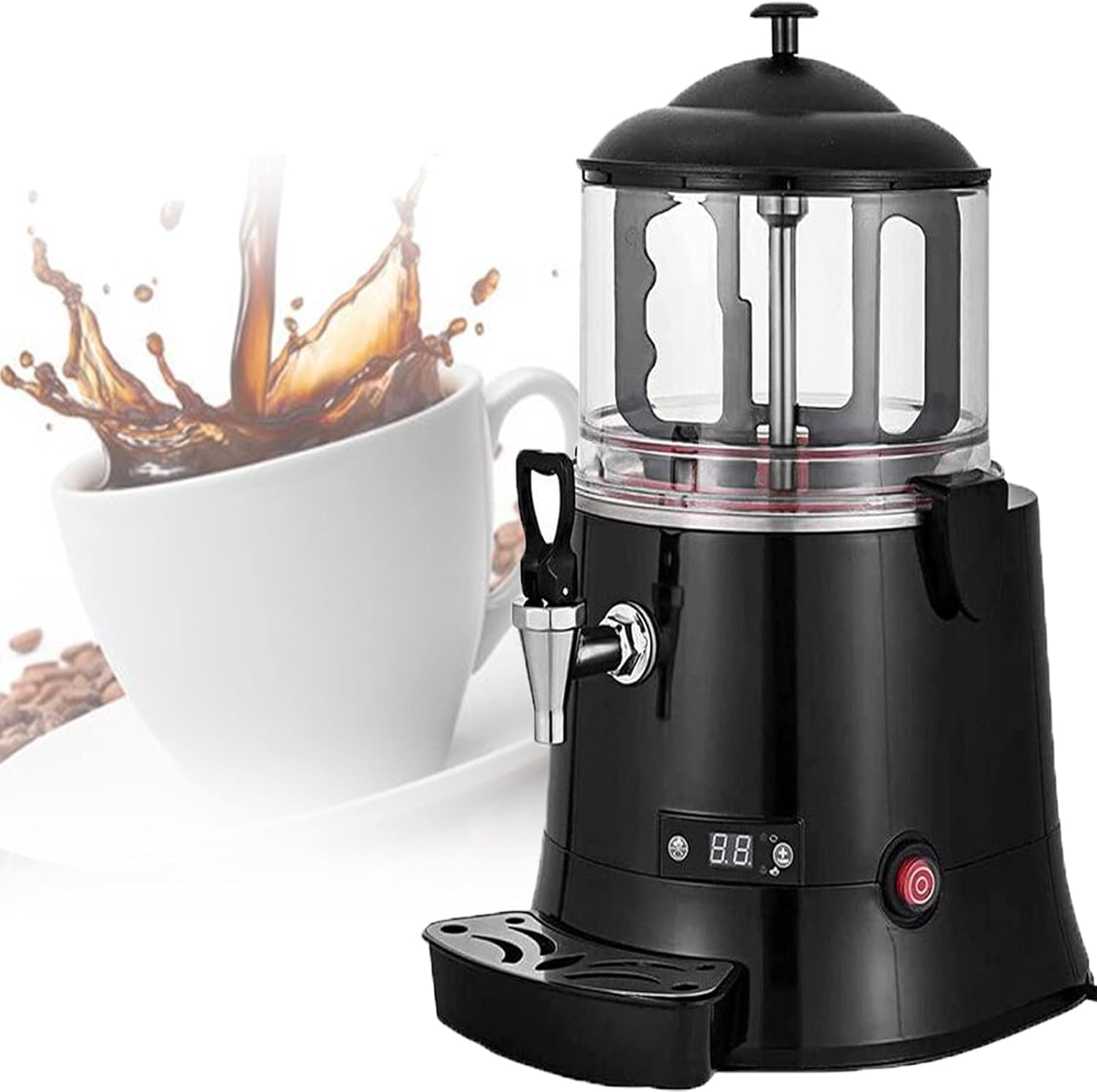 Amazon.com: Commercial 5l 10l 110/220v Hot Chocolate Dispenser Machine ...