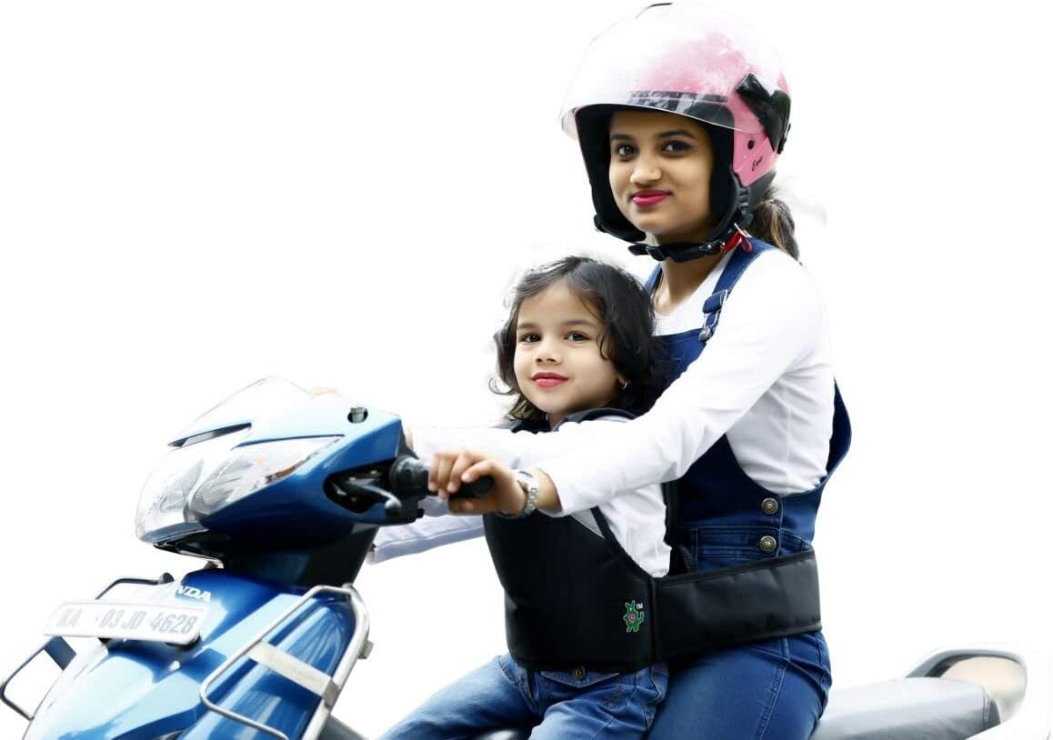 Kidsafe-Two Wheeler Child Safety Seat Belt-Cool Black-Two Wheeler Child ...