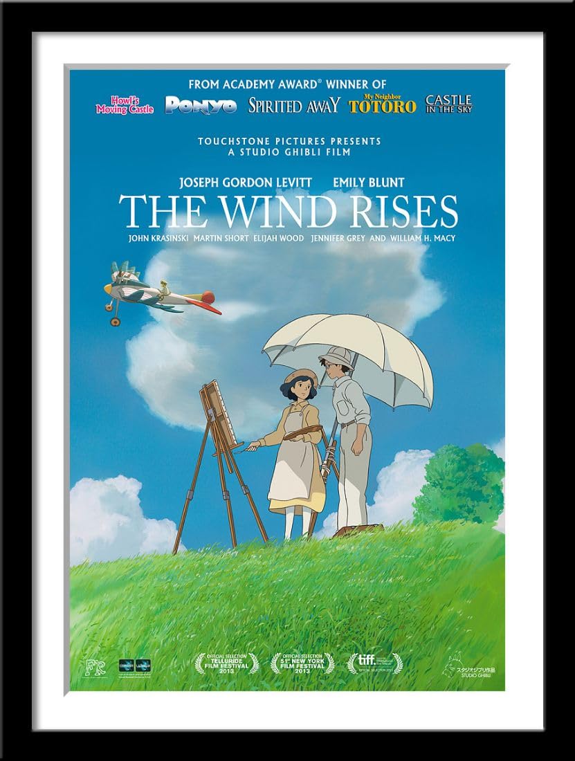 Tallenge The Wind Rises Studio Ghibli Japanaese Animated Movie Poster ...