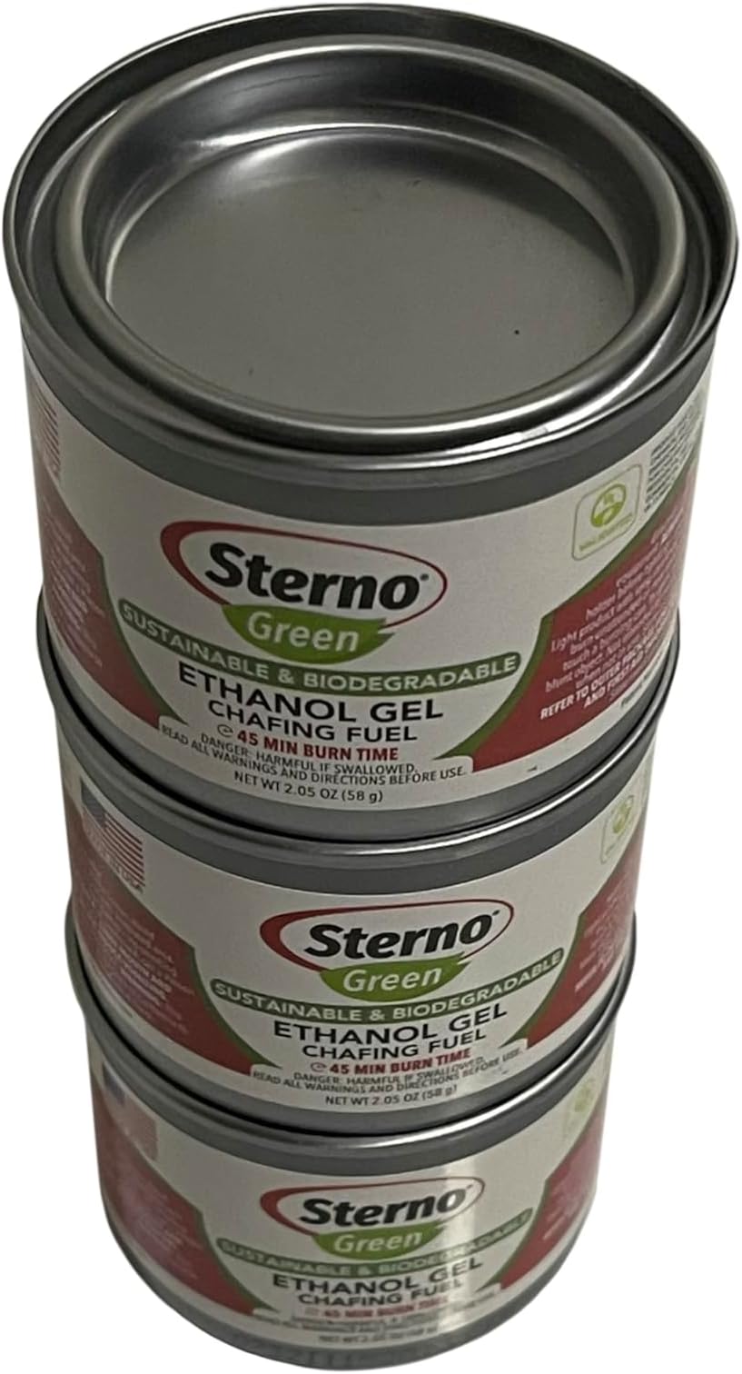 Amazon.com: Sterno 20602 Canned Fuel, 2.6 Ounce (Pack of 3) : Home ...