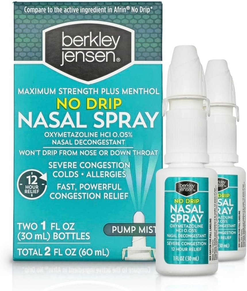 Spray Nasal Berkley Jensen No Drip para Congestão Severas ...