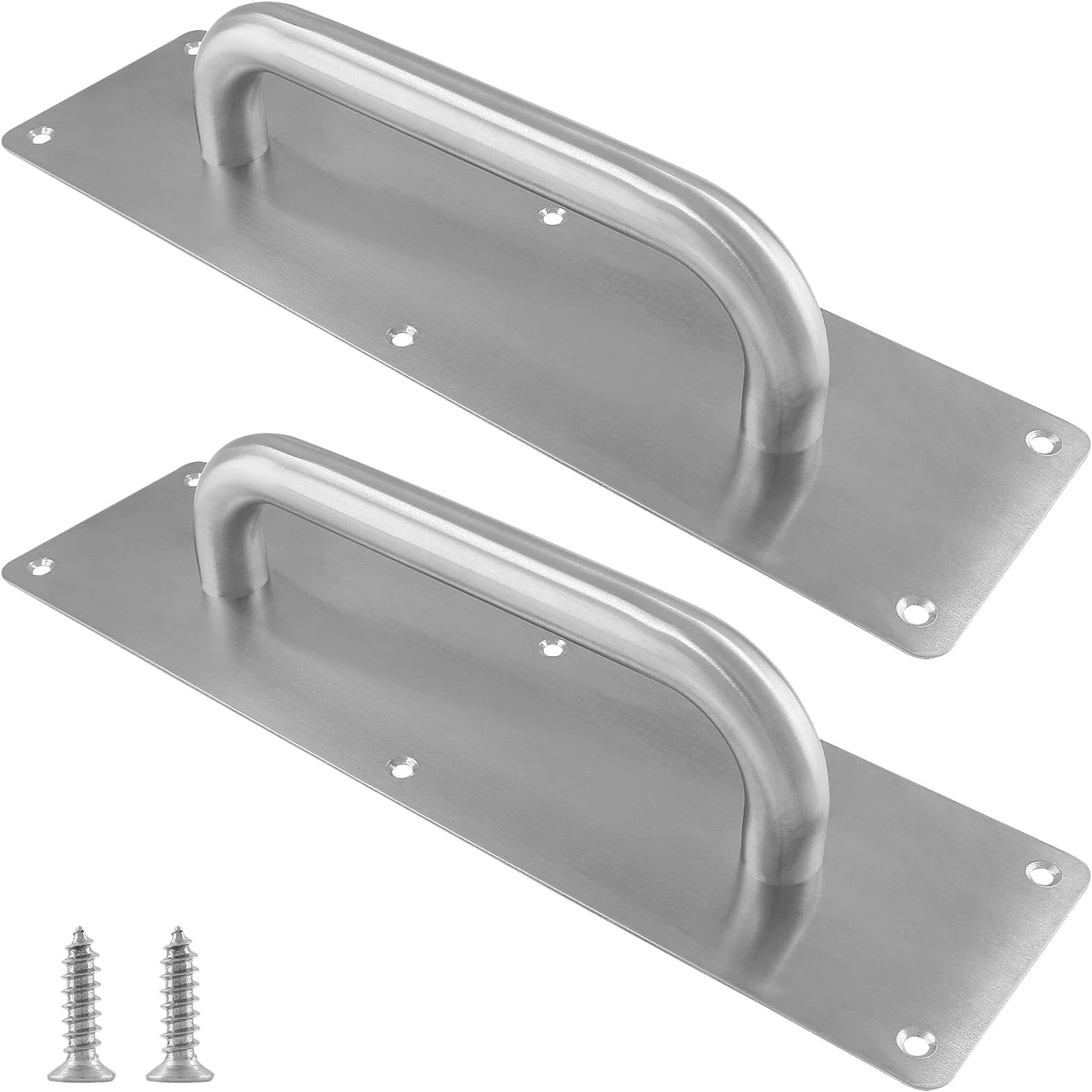 Amazon.com: Biaungdo 2 Pack Door Handle Pull Plate, Stainless Steel ...