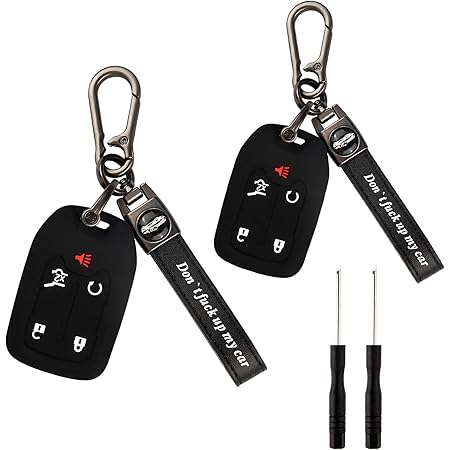 Amazon.com: Car Key Case, Genuine Leather Remote Key Fob Cover ...