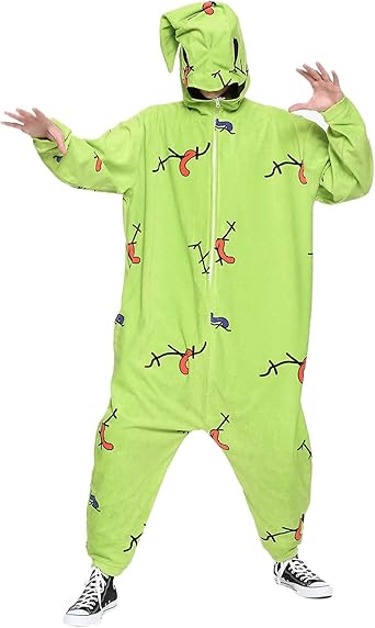 Oogie Boogie Costume Pajamas Onesie Halloween Christmas Adult Cosplay ...
