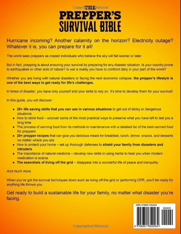 Snapklik.com : The Preppers Survival Bible: A Complete Guide To Long ...