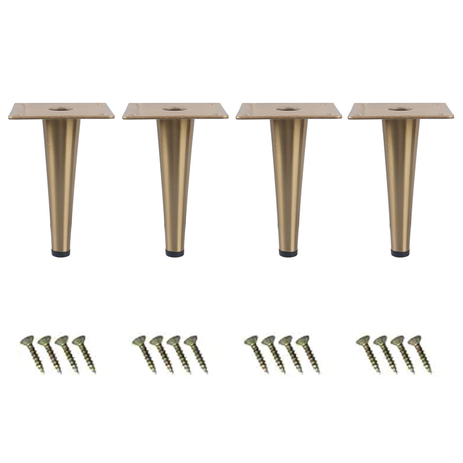 Buy WOOZOOY 5 Furniture Legs Coffee Table Legs Brushed Gold Metal Home buy-woozooy-5-furniture-legs-coffee-table-legs-brushed-gold-metal-home