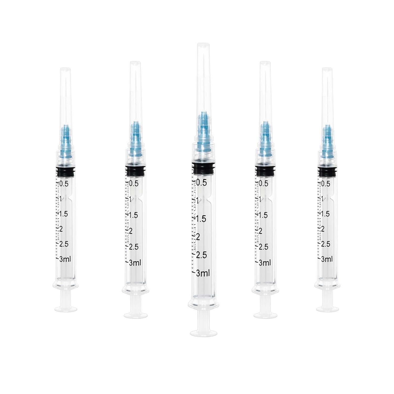 Amazon.com: 3ml Scientific Lab Syringe with 23Ga 25mm Disposable ...