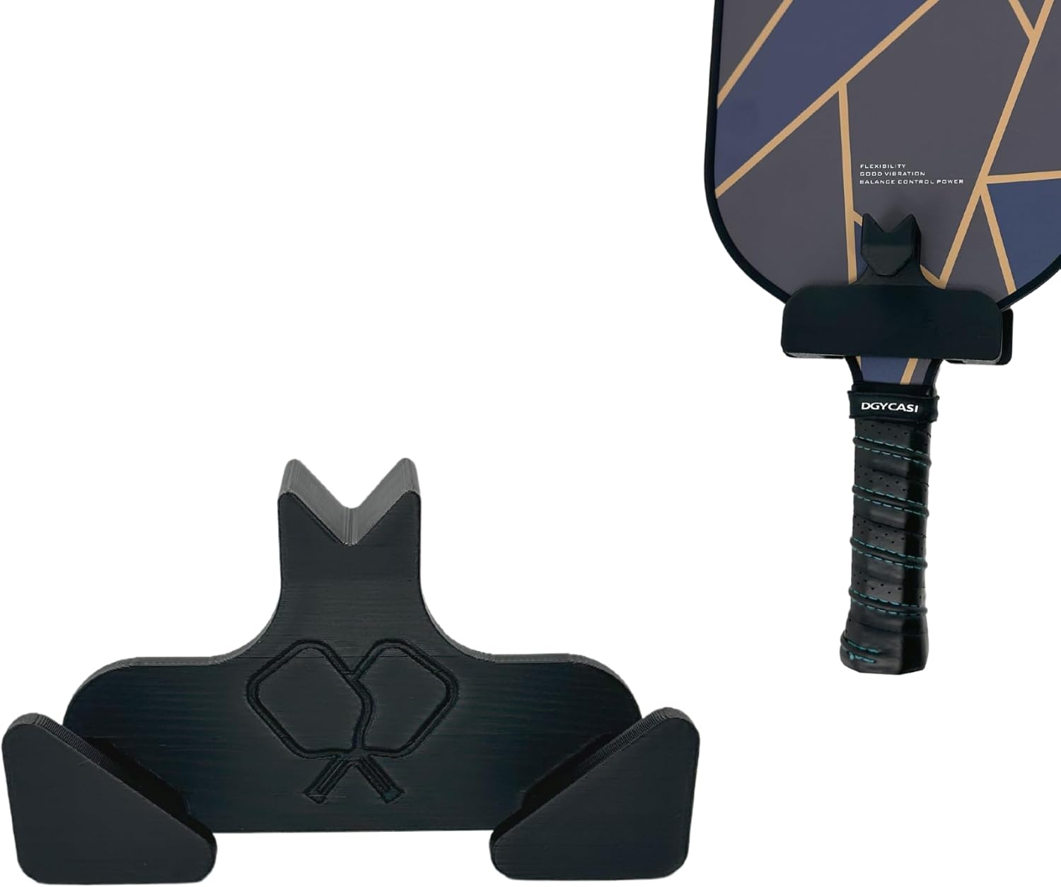 Amazon.com : Pickleball Paddle Chain Link Fence Holder | Securely Mount ...