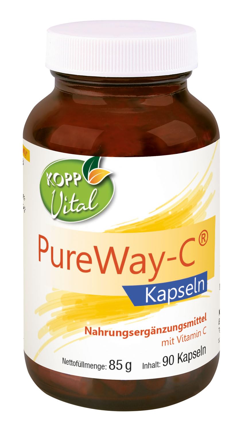 KOPP Vital® PureWay-C® 90 Kapseln | 85 g | Vitamin C | hochdosiert | ohne Gentechnik ...