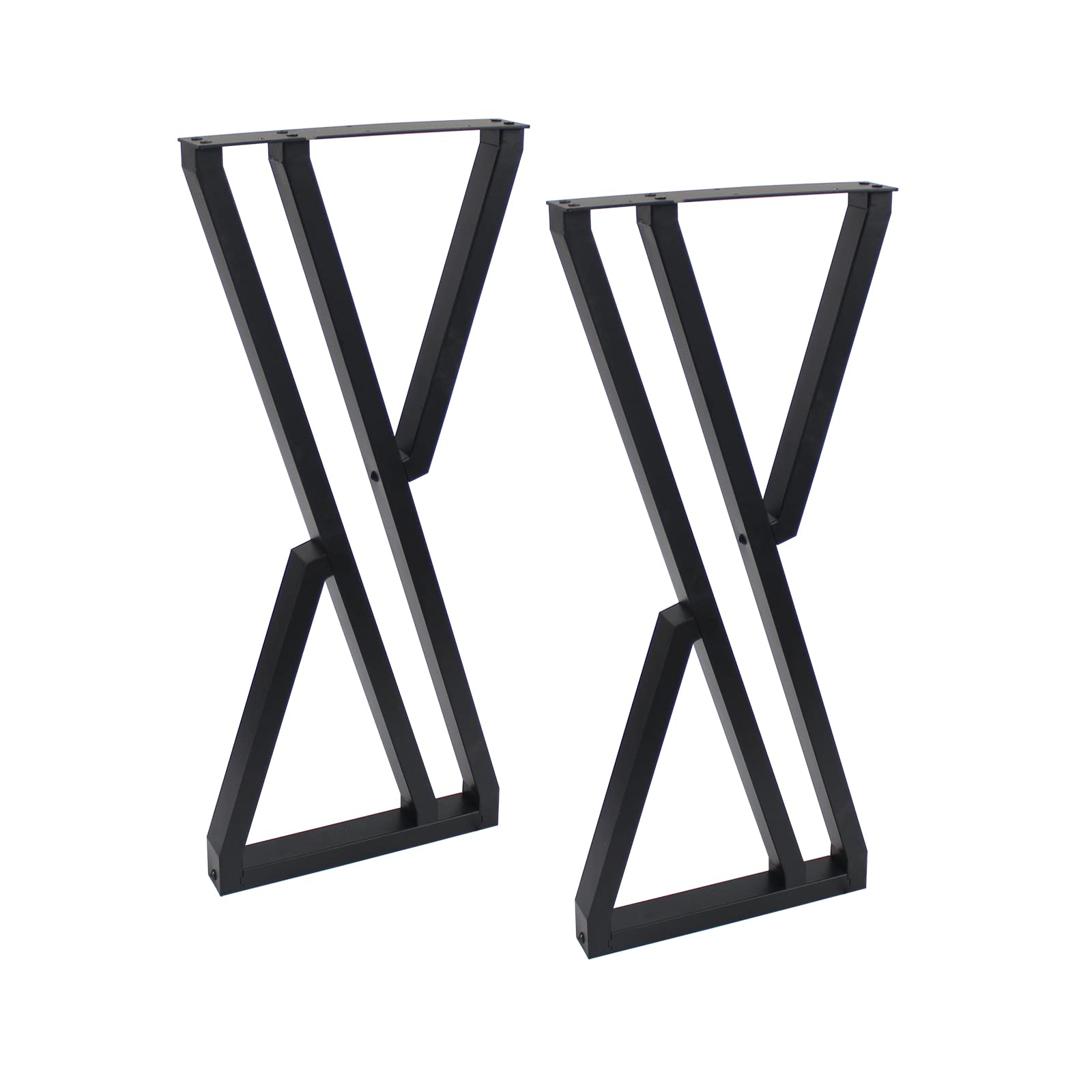 Metal Table Legs 35 Inch Heavy Duty Z Shape Metal Desk Legs Set of 2,35 ...