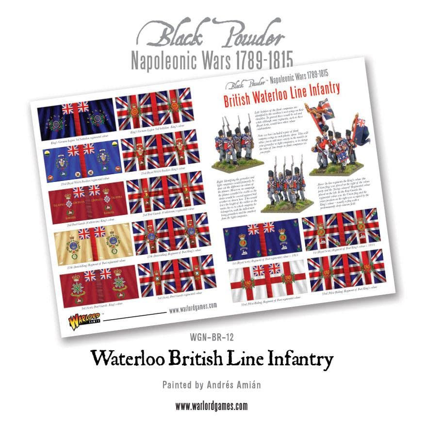 Warlord Games Waterloo British Line Infantry – 28mm Scale Plastic ...