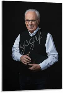 Amazon.com: Reverend John MacArthur Portrait Art Poster Canvas Painting ...