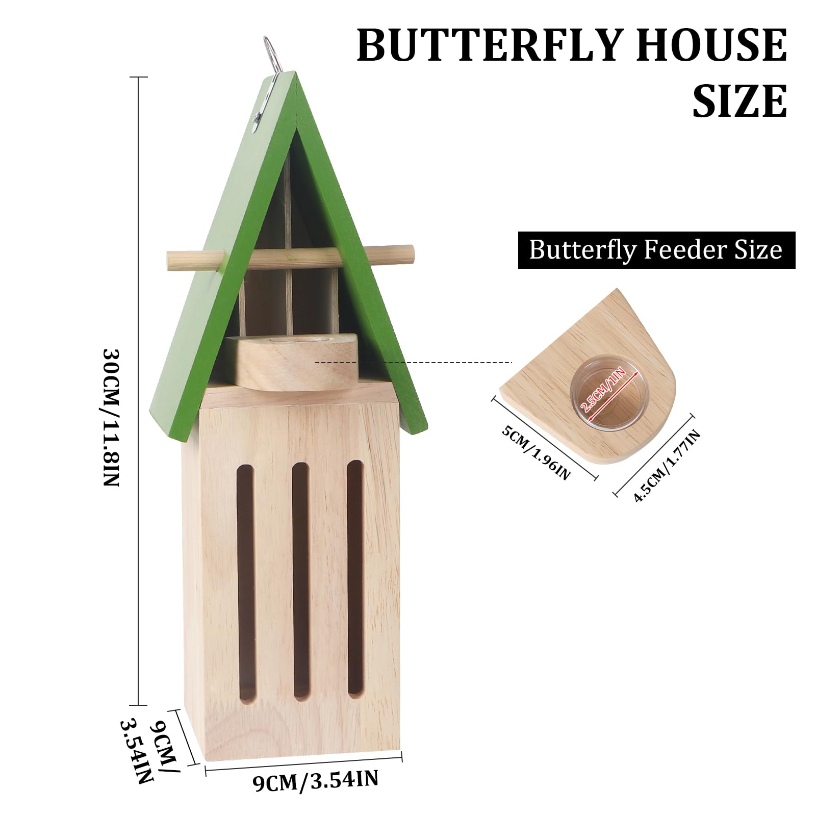 Wood Butterfly House Plans Kikkerland Great Outdoors Wooden